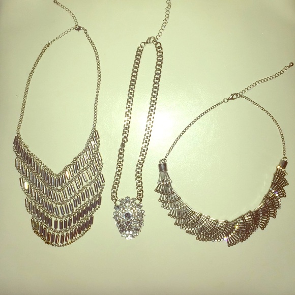 Jewelry | Silver Necklace Collection | Poshmark